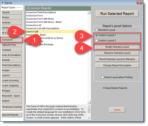 How do I add our logo to a report? – PastPerfect Software