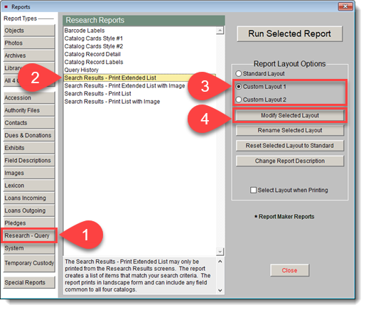 How do I remove fields from PastPerfect reports? – PastPerfect Software