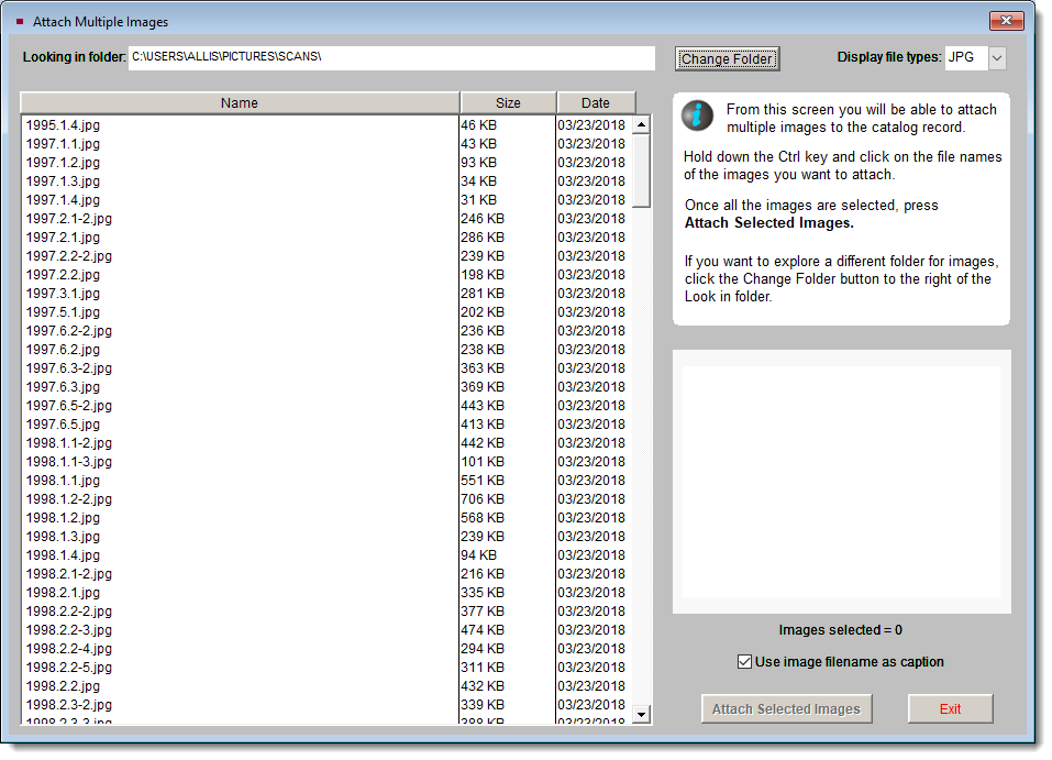How do I attach an image to a record? – PastPerfect Software
