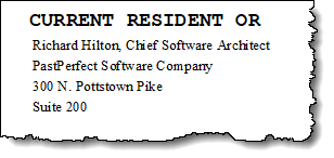 How can I add "Current Resident or" to my mailing labels? – PastPerfect ...