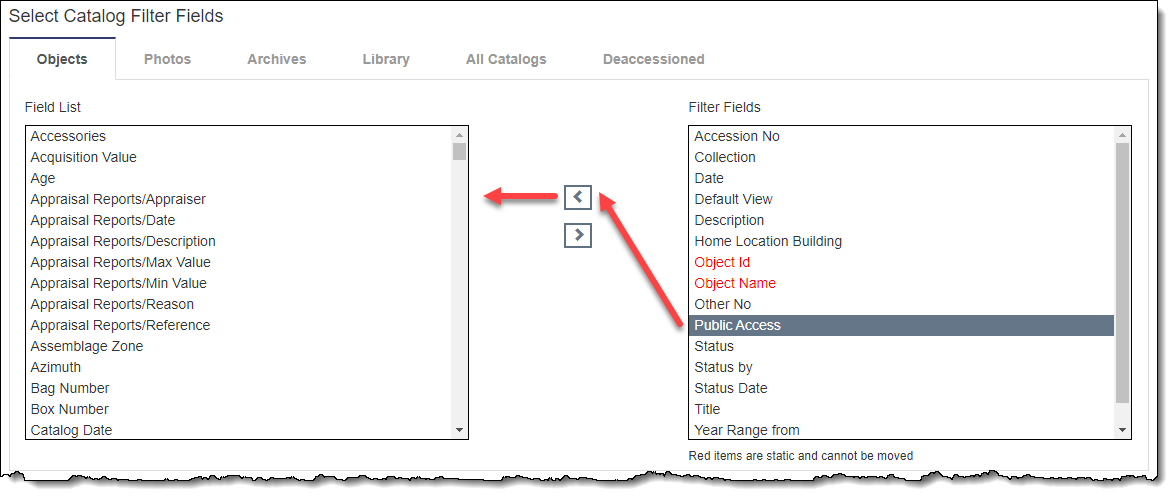 How can I customize the fields in my filters and search results ...